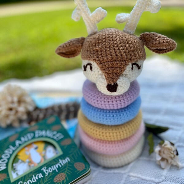 PDF Pattern: Little Deer Stacking Ring Crochet Toy - Etsy
