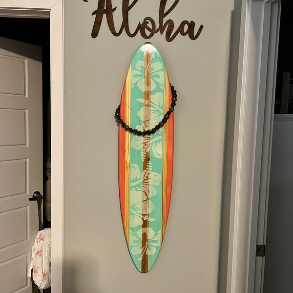 Aloha Sign Laser Cut,aloha Wall Decor,aloha Wood Sign,aloha Wooden Sign ...