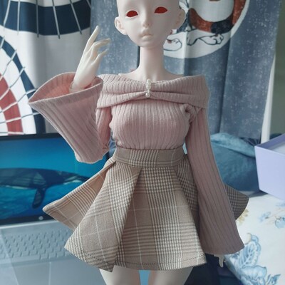 Sweetie Outfit Sweaterskirt for BJD 1/4,1/3 Doll Clothes Customized CWB169 - Etsy