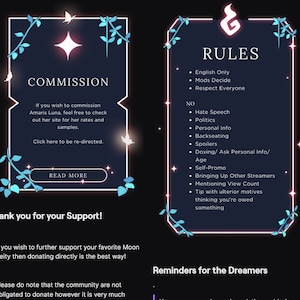 Moon Light Twitch Sub Badges Streamer Channel Point Reward Icons Cosmic ...