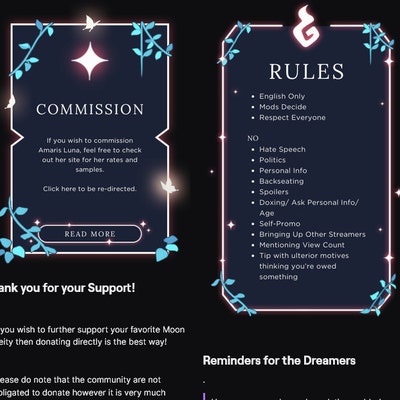 Moon Light Twitch Sub Badges Streamer Channel Point Reward Icons Cosmic ...