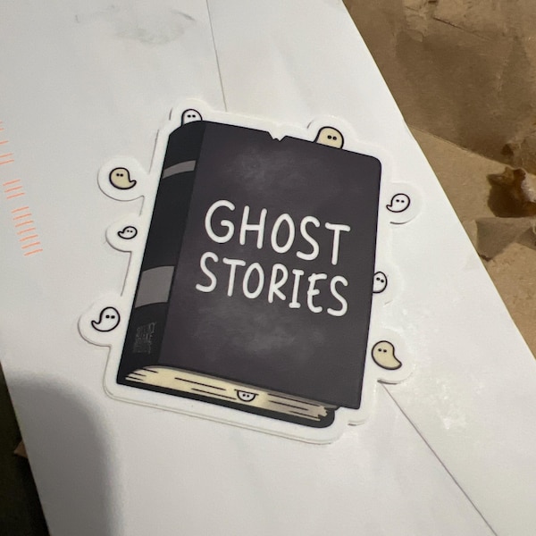 Ghost Stories Book Sticker: Spooky Reader Gift - Etsy