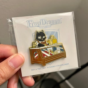 Astronaut Cat Hard Enamel Pin - Etsy