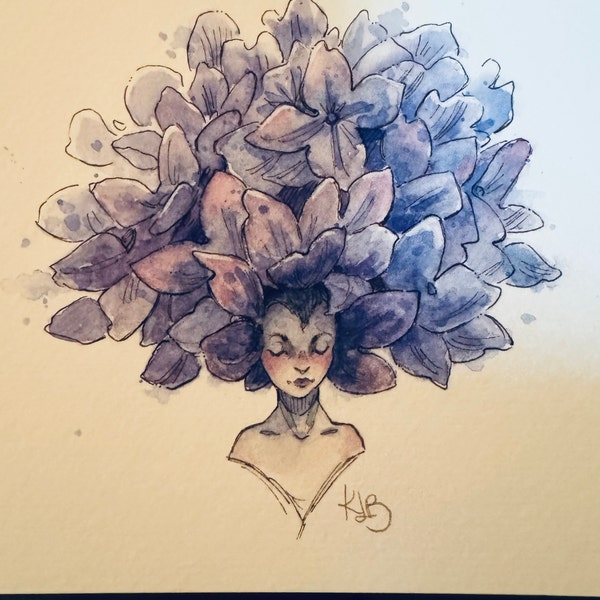 Set of 3 Flower Fae Art Prints Fairy Art Illustration Signed Prints ...