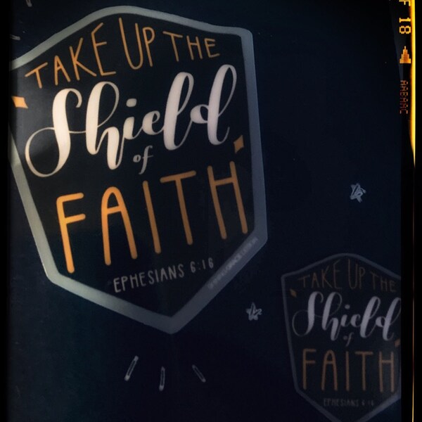 Shield of Faith Sticker | Ephesians 6:16 | Scripture/bible Verse ...