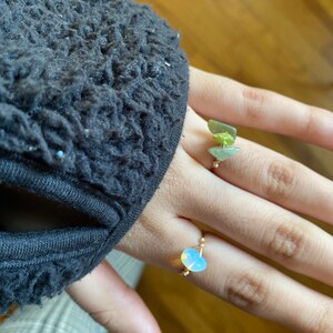 Custom Crystal Ring Handmade With Real Crystals you Choose - Etsy