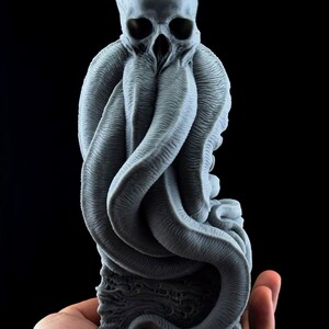 Cthulhu Myth Altar .h.p.lovecraft Handmade Bronze Painted Sculpture - Etsy