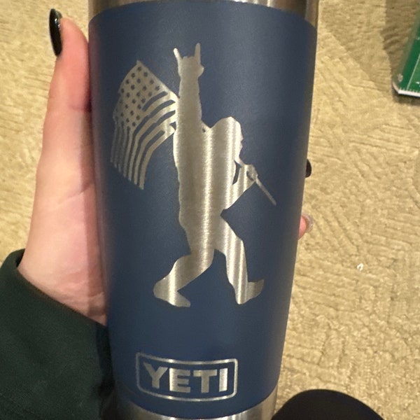 Personalized American Flag Yeti Tumbler, Patriotic Gift - Etsy