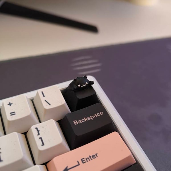 Catty Keycap (bongo Cat Meme Inspired) - Bongo Cat Keycap - Artisan ...