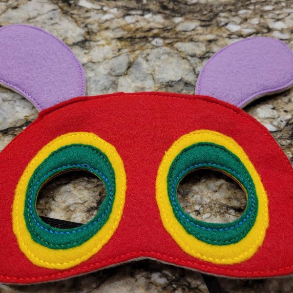 Hungry Caterpillar Felt Mask: Storybook Costume Prop - Etsy