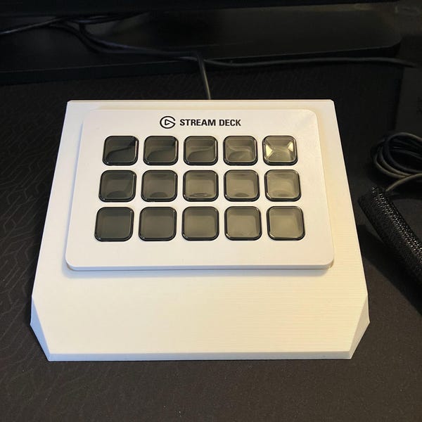 Elgato Streamdeck Mount Stand, Minimalistic Stream Deck Dock Perfect for Office, Stream Setups ...