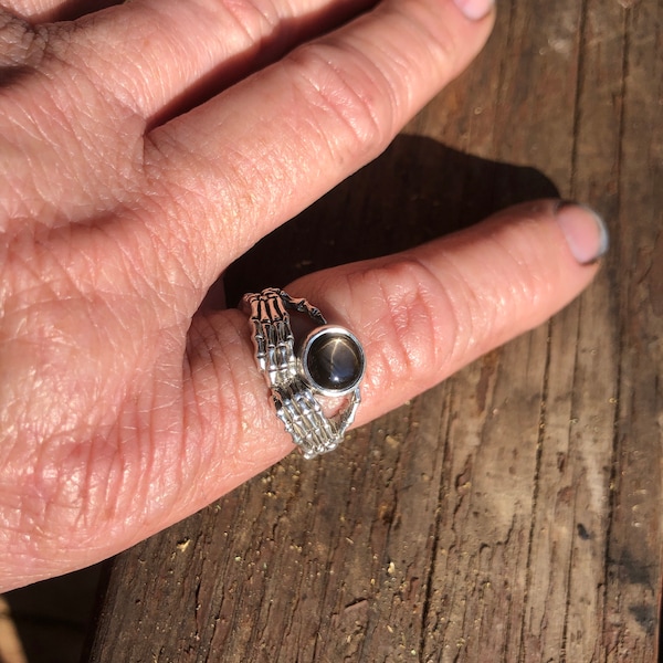 Sterling Green Man Ring - Etsy
