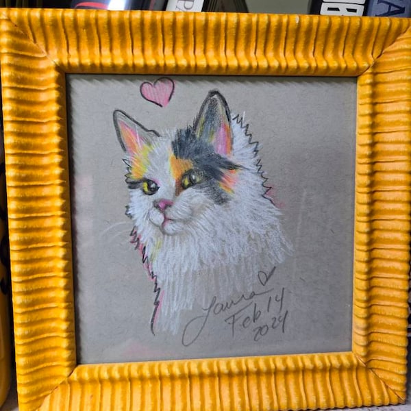 Eclectic Picture Frames Colorful Ridges Funky Decor Vintage Lime Green ...