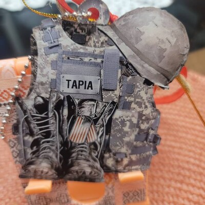 Personalized Police Bulletproof Vest Keychain Gift for Police, Police ...