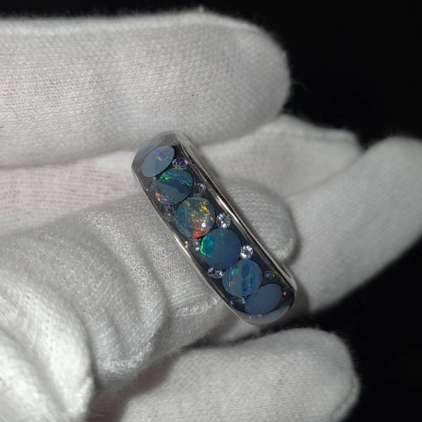 Sterling Silver Inlay Ring Blank: 925 Channel Ring for Makers - Etsy