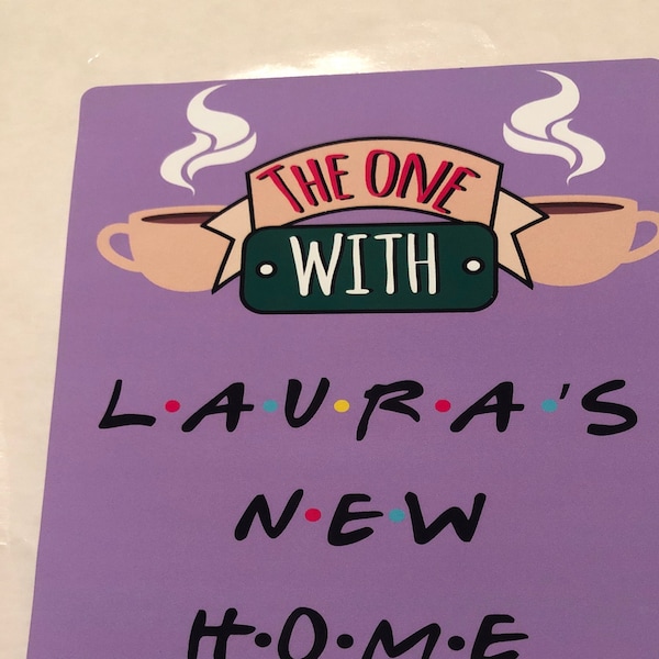 Friends Birthday Wine Labels -the One Where Custom Name Turns 30 ...