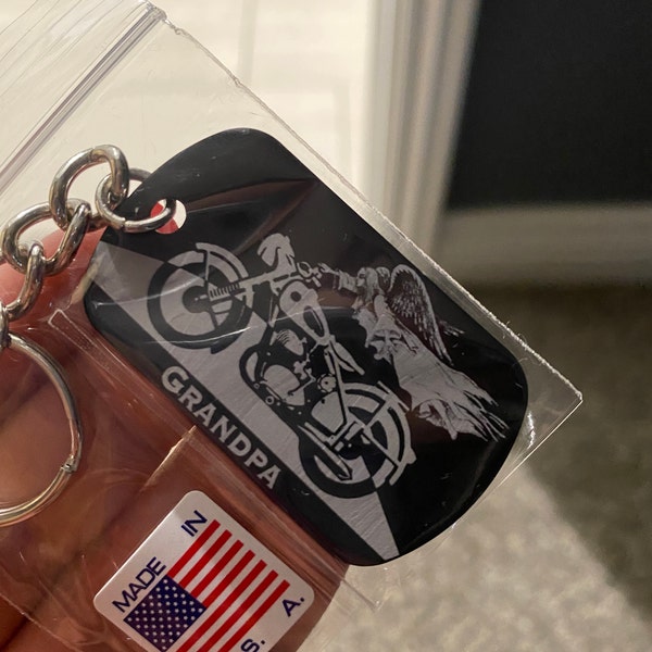 Biker Motorcycle Gift - Guardian Angel - With Guardian Angel Prayer Dog ...