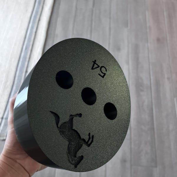 Cattleman Crown Hat Block 61cm 15cm Height - Hat Blocks and More - the ...