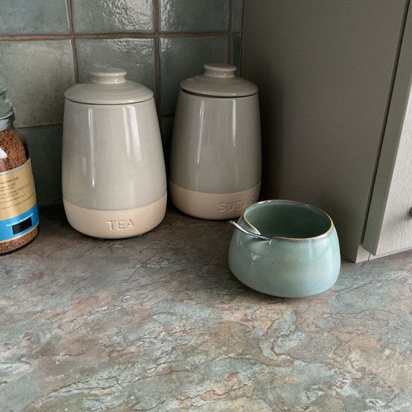 Handmade Ceramic Teabag Pot | Tea Bag Dish | Salt Pot | Tea Bowl ...