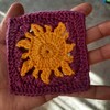 Easy Granny Square Fried Egg Crochet PDF PATTERN Step-by-step Tutorial ...