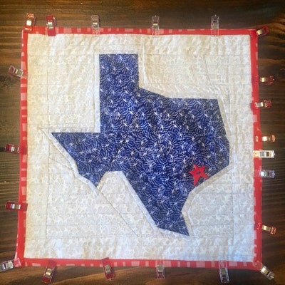 Paper Pieced Pattern of the State of Texas by Judy Gauthier - Etsy