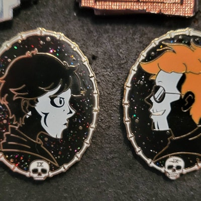 The Locked Tomb Gideon and Harrow Pins Ninth House Enamel Pins - Etsy