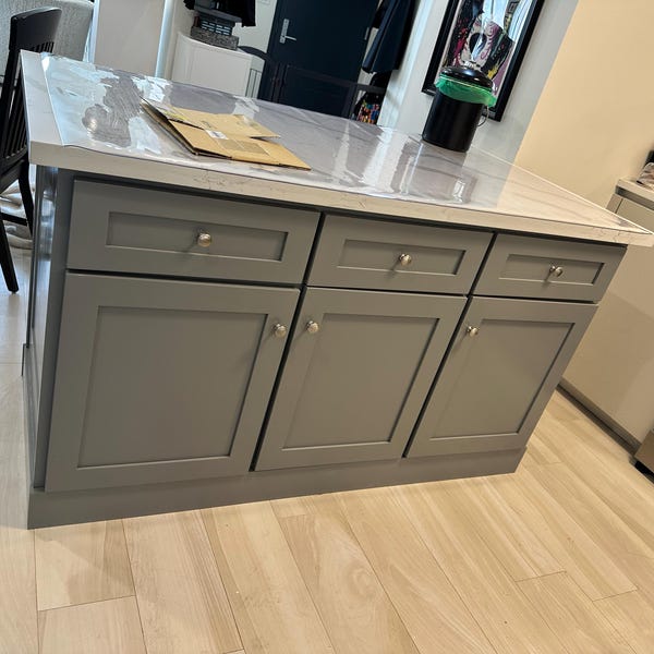 48 White Kitchen Island Ship 3 Days W/o Top - Etsy