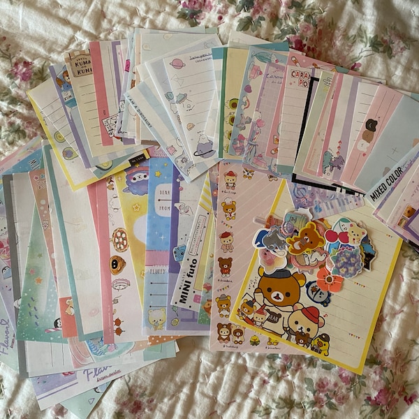 100+ Pcs Cute Japanese Kawaii Stationery Surprise Grab Bag - Brand New ...