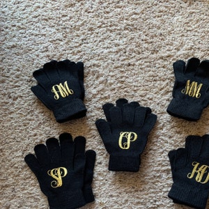 Monogram Gloves, Gifts Under 10, Bridesmaid Gifts, Personalized Gift ...