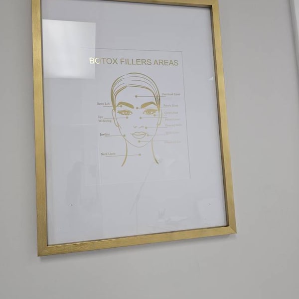 6 Botox Injection Posters Beauty Treatment Art Dermal Filler Poster ...