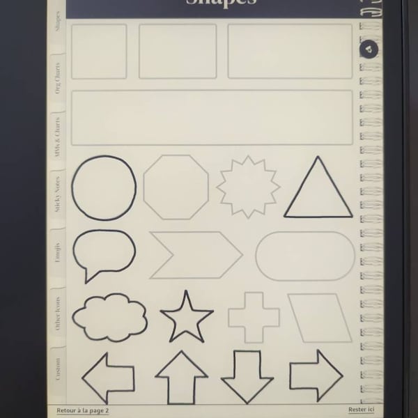 Shapes and Diagrams Compatible With the Remarkable Paper Pro | Images ...