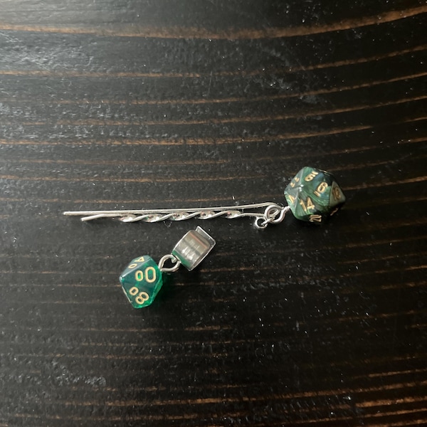 D20 Mini Dice Ear Cuff | Geek Earrings | Dnd Jewelry | Gift for Her ...