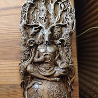 Cernunnos, Cernun, Wood Horned God, Celtic God, Altar Statue, Pagan God, Wiccan, Druid - Etsy Canada
