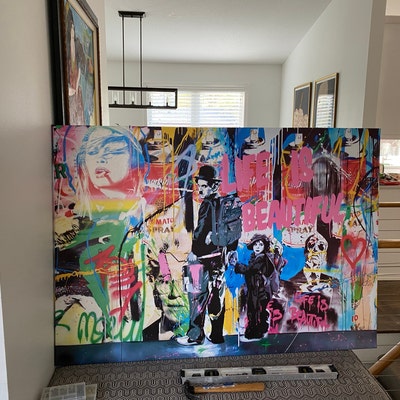 CANVAS ART PRINT Number 16 Abstract Painting Print Jackson Pollock ...