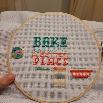 Modern Cross Stitch Baking Cross Stitch Pattern by Tiny Modernist - Etsy