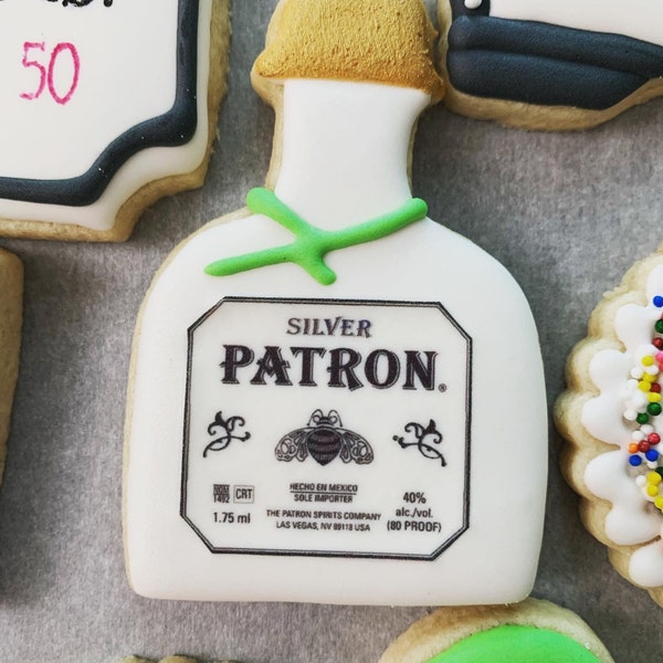 Patron Bottle Cookie Cutter - Etsy
