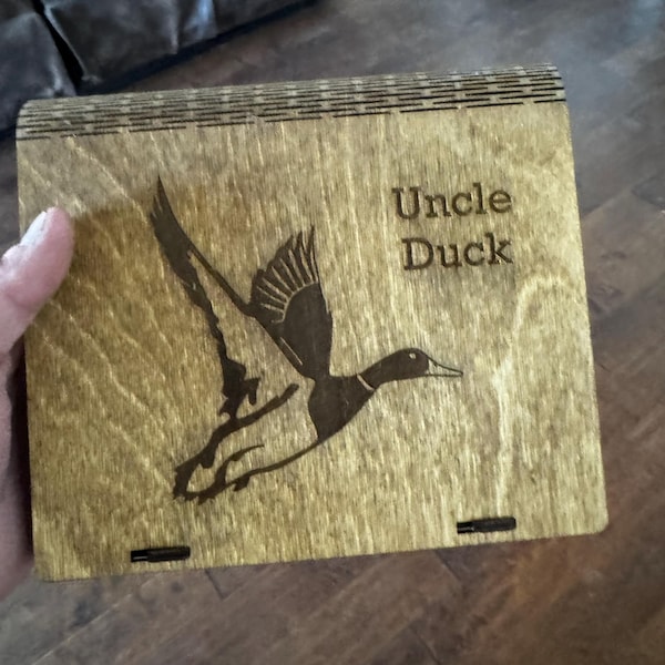 Personalized Duck Call Box | Custom Duck Hunter Storage Box | Goose ...