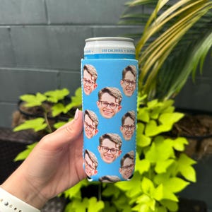 Personalized Can Cooler, Beer Hugger, Custom Picture Can Cooler, Slim ...