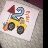 Construction Number 2 Dump Truck Applique A BMB EXCLUSIVE Design - Etsy