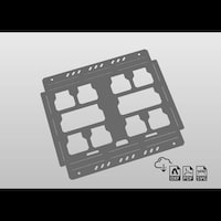 6" Angle Grinder Holder Rack DXF Files for Plasma Cut, Workshop, Garage ...