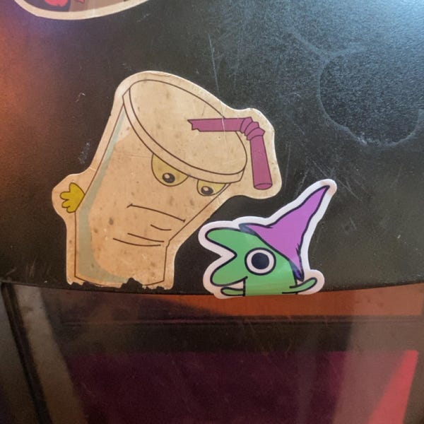 Glep Sleeping Vinyl Sticker - Etsy