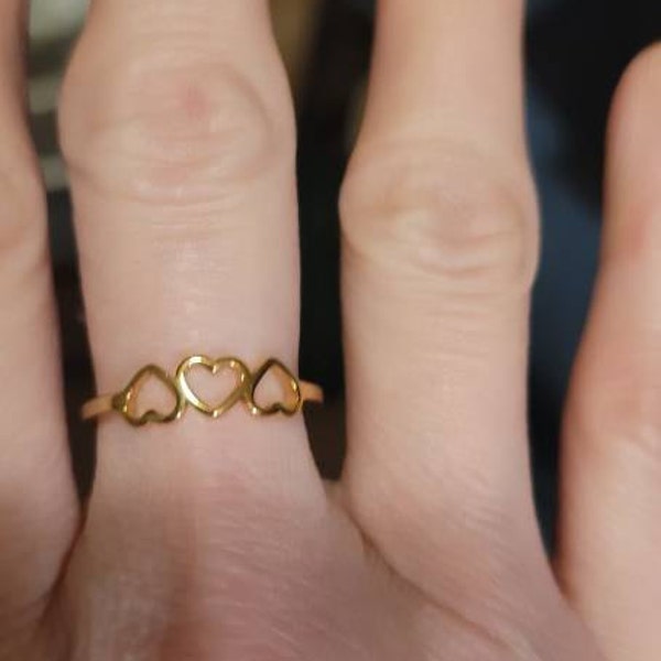 Fidget Gold Ring | Quran Jewelry | 18k Gold Plated Jewelry | Waterproof ...