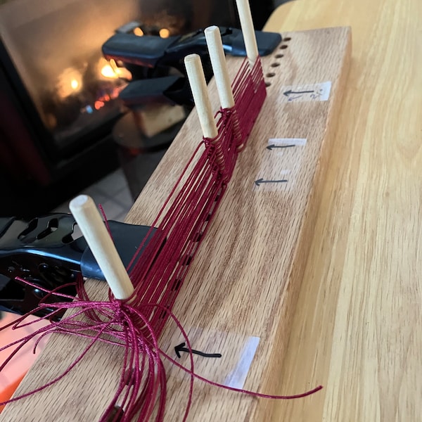 Tool-heddle Maker Jig for Creating String Wire Heddles for Rigid Heddle ...