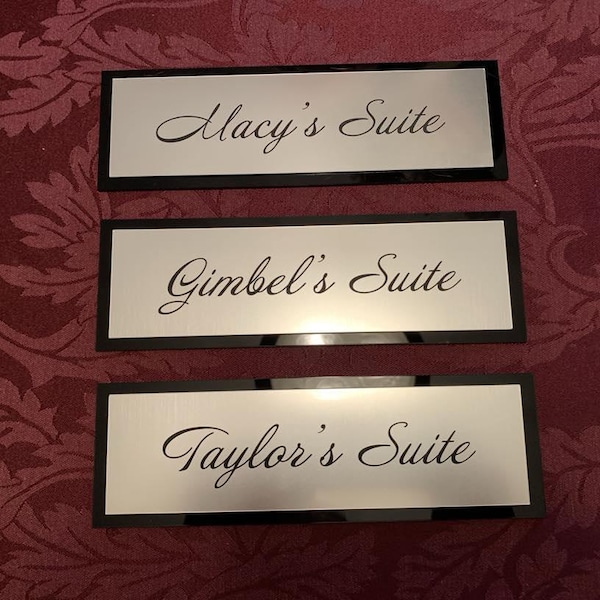 Personalised Bedroom Door Sign Sliding Door Sign Name Plaque Wood ...