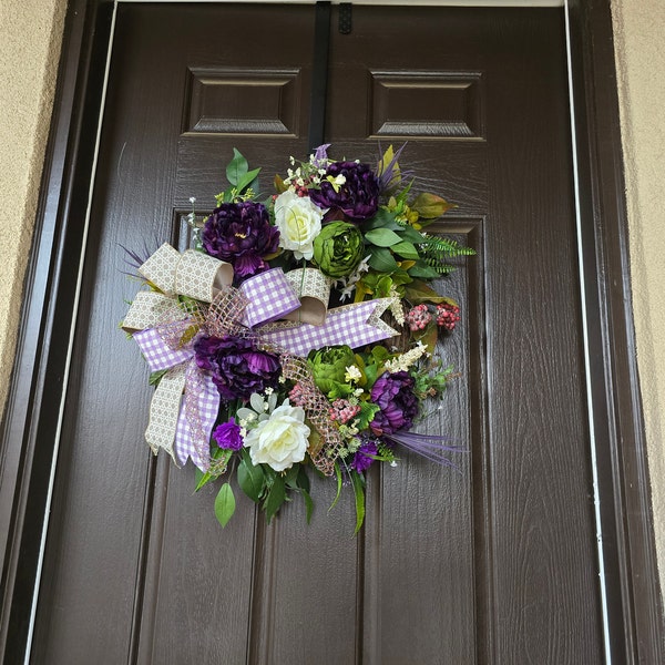 Summer Daisy Front Door, Summer Floral Front Door, Welcome Daisy Front ...