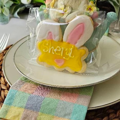 Nancy Bunny Plaque Cookie Cutter - Etsy