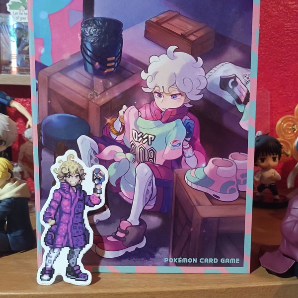 Final Fantasy 16 Pixel Art Stickers | Clive Rosfield Jill Warrick ...