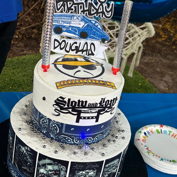 Lowrider Cake Topper/ Mexican Culture Cake Topper - Etsy