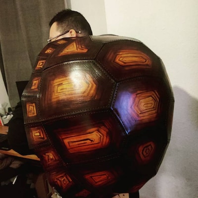 Genuine Leather Handmade Turtle Backpack. - Etsy