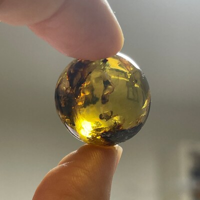 AMBER Sphere Crystal Ball, Crystal Sphere, Housewarming Gift, Home ...